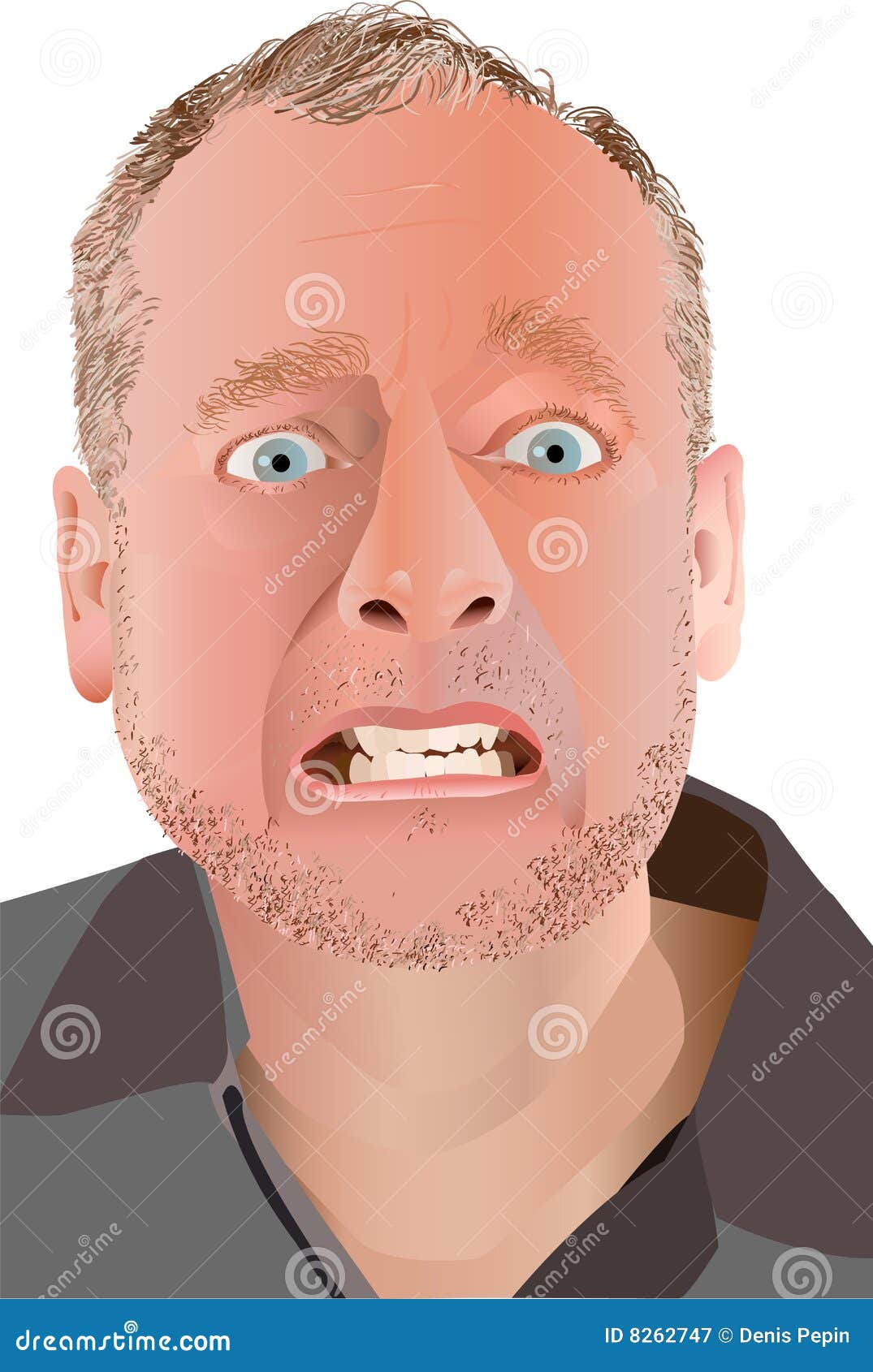 Stressed Out Vector Illustration Stock Vector - Image: 8262747