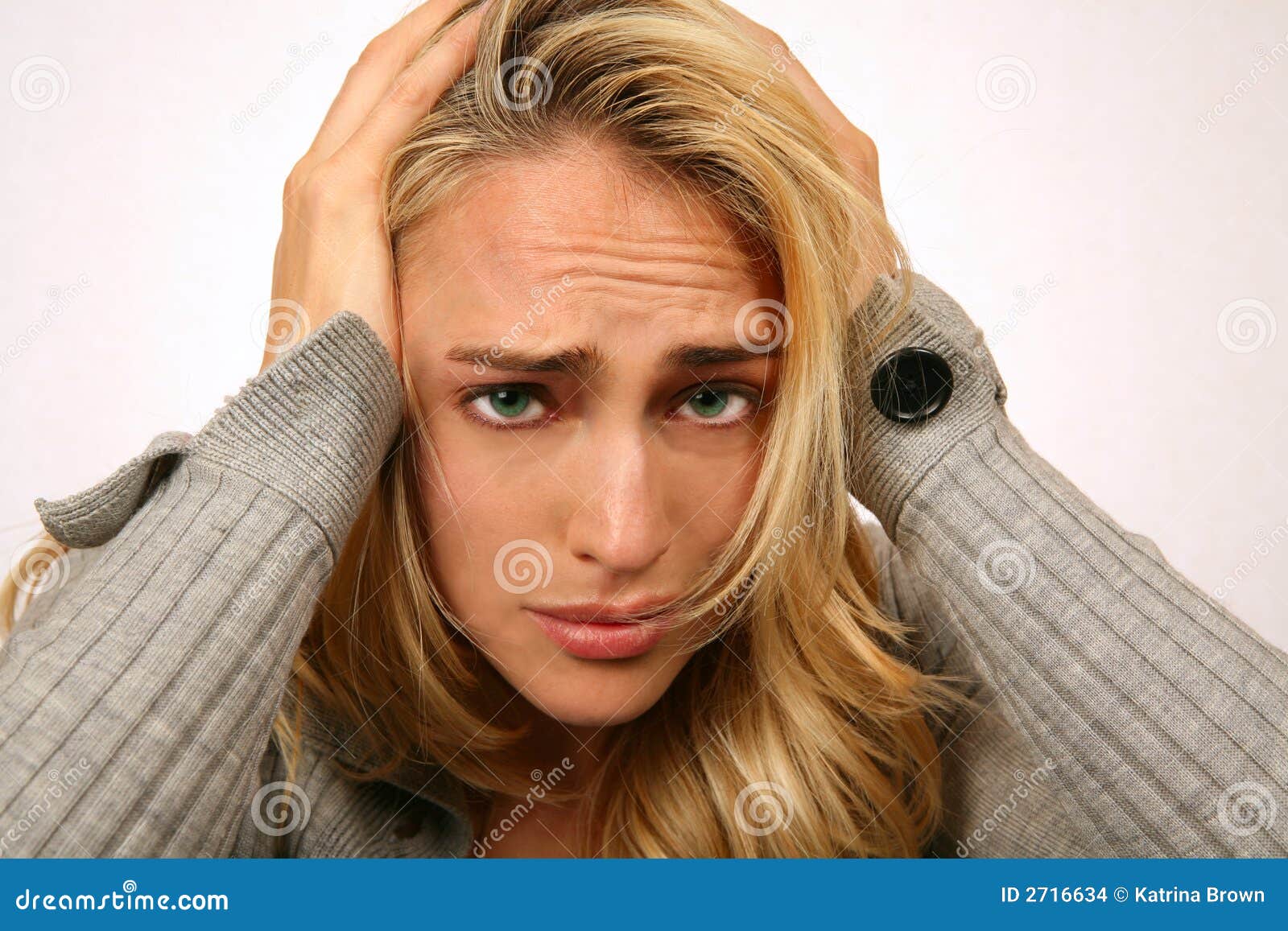 Stressed Out Woman stock photo. Image of bankruptcy, headache - 2716634