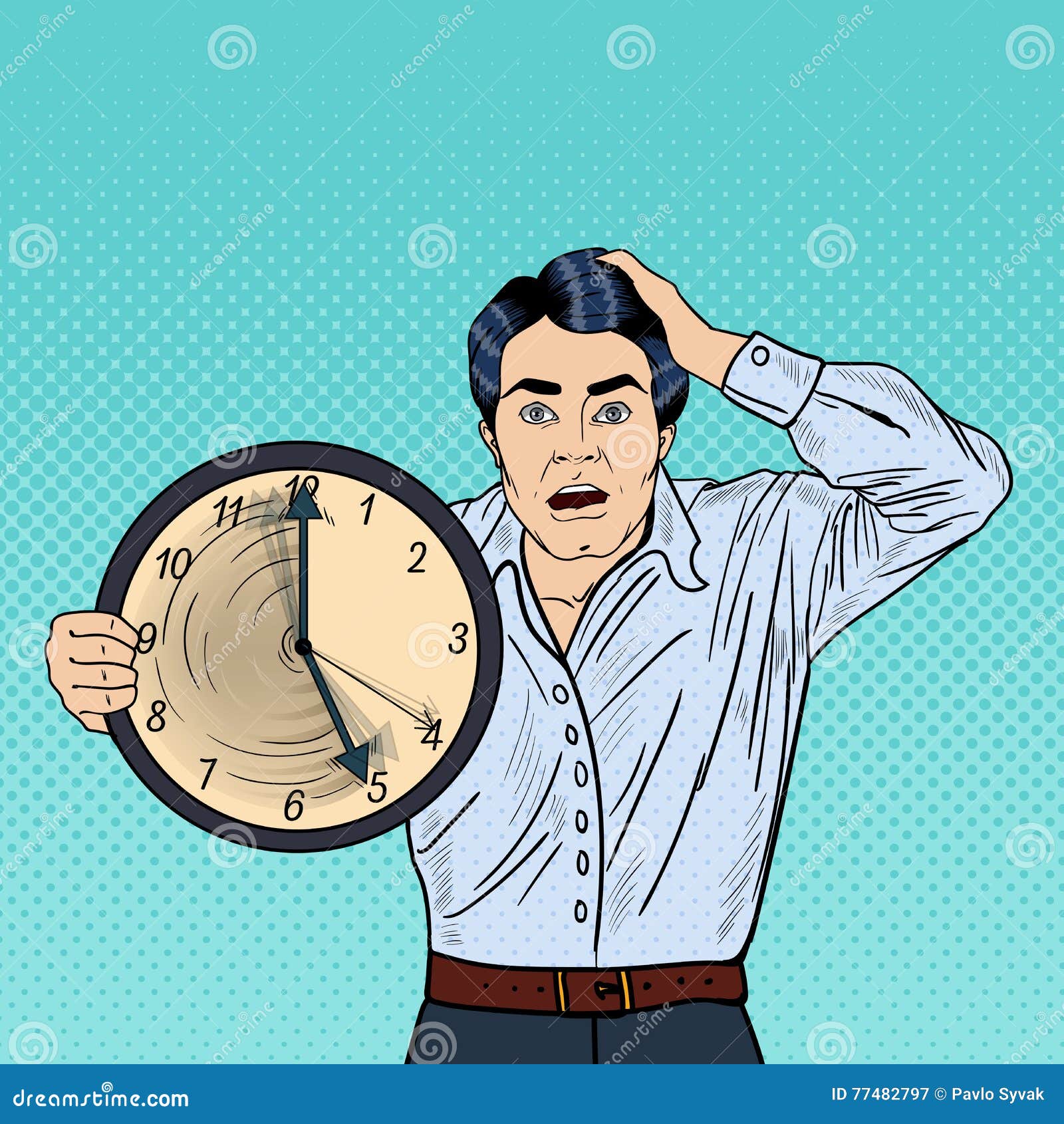 Work Deadline. Corporate Working, Job Problems Or Time Management ...