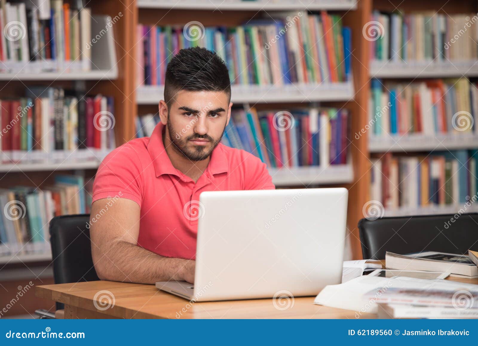 Stressed Student Doing His Homework at the Desk Stock Photo - Image of ...