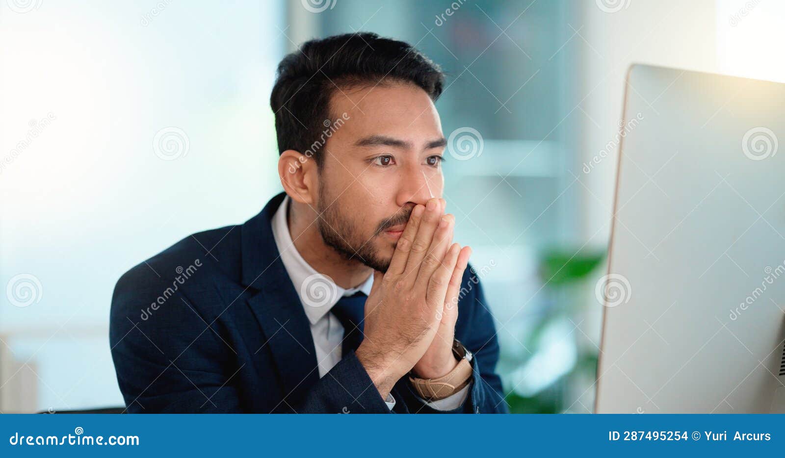 Stressed Web Developer Suffering with Mental Block while Trying To Code ...