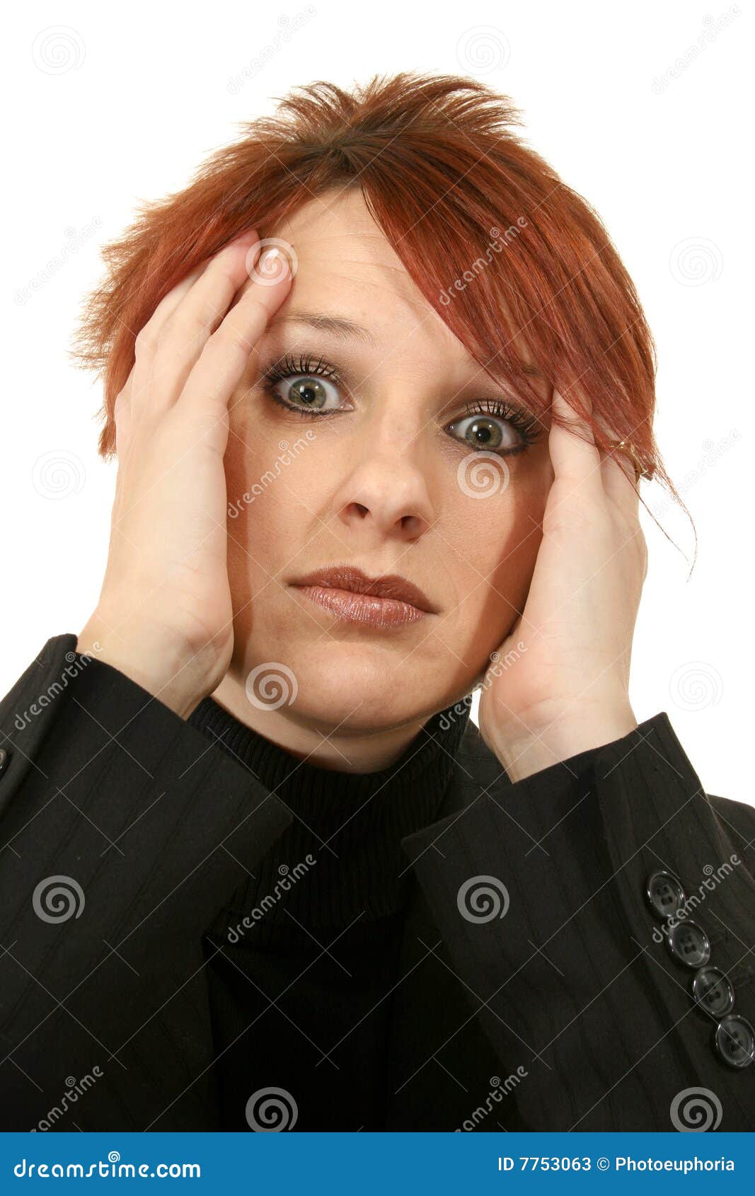 Stressed Woman stock image. Image of person, female, screaming - 7753063