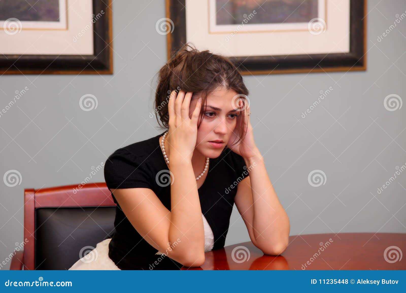 Stressed women stock photo. Image of despair, depression - 11235448