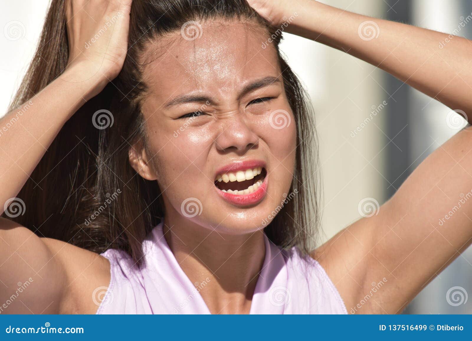 Stressed Young Asian Person Stock Image - Image of young, youth: 137516499