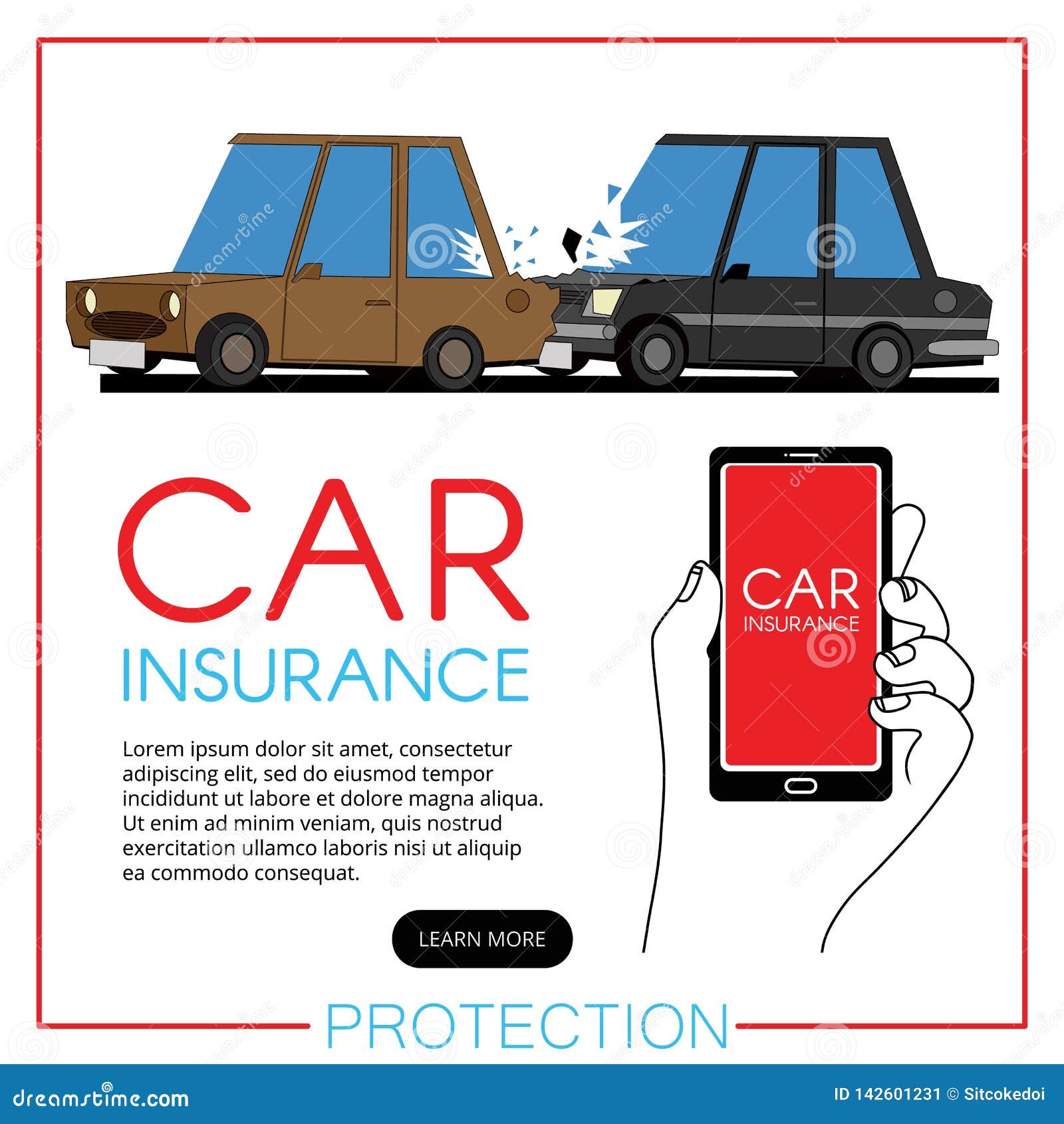 Stressful Driver after Car Accident on the Road Stock Vector ...