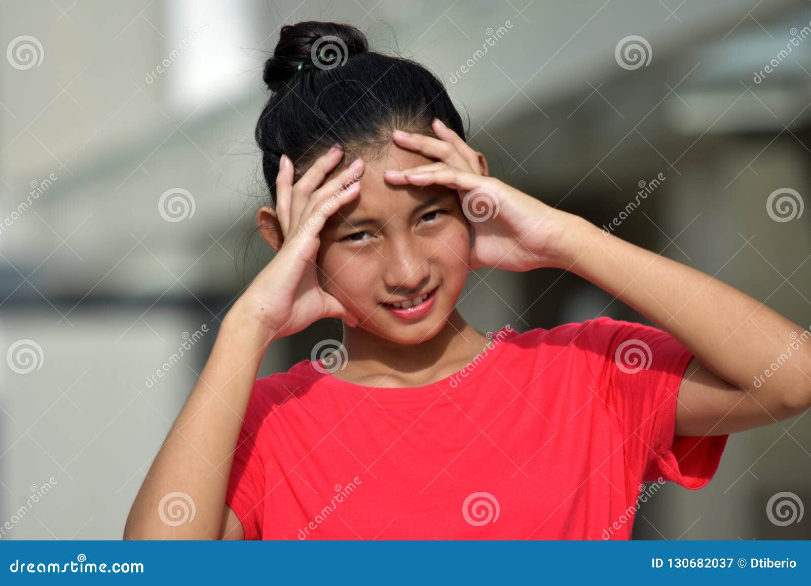 Stressful Girl Youth stock image. Image of girl, stressful - 130682037