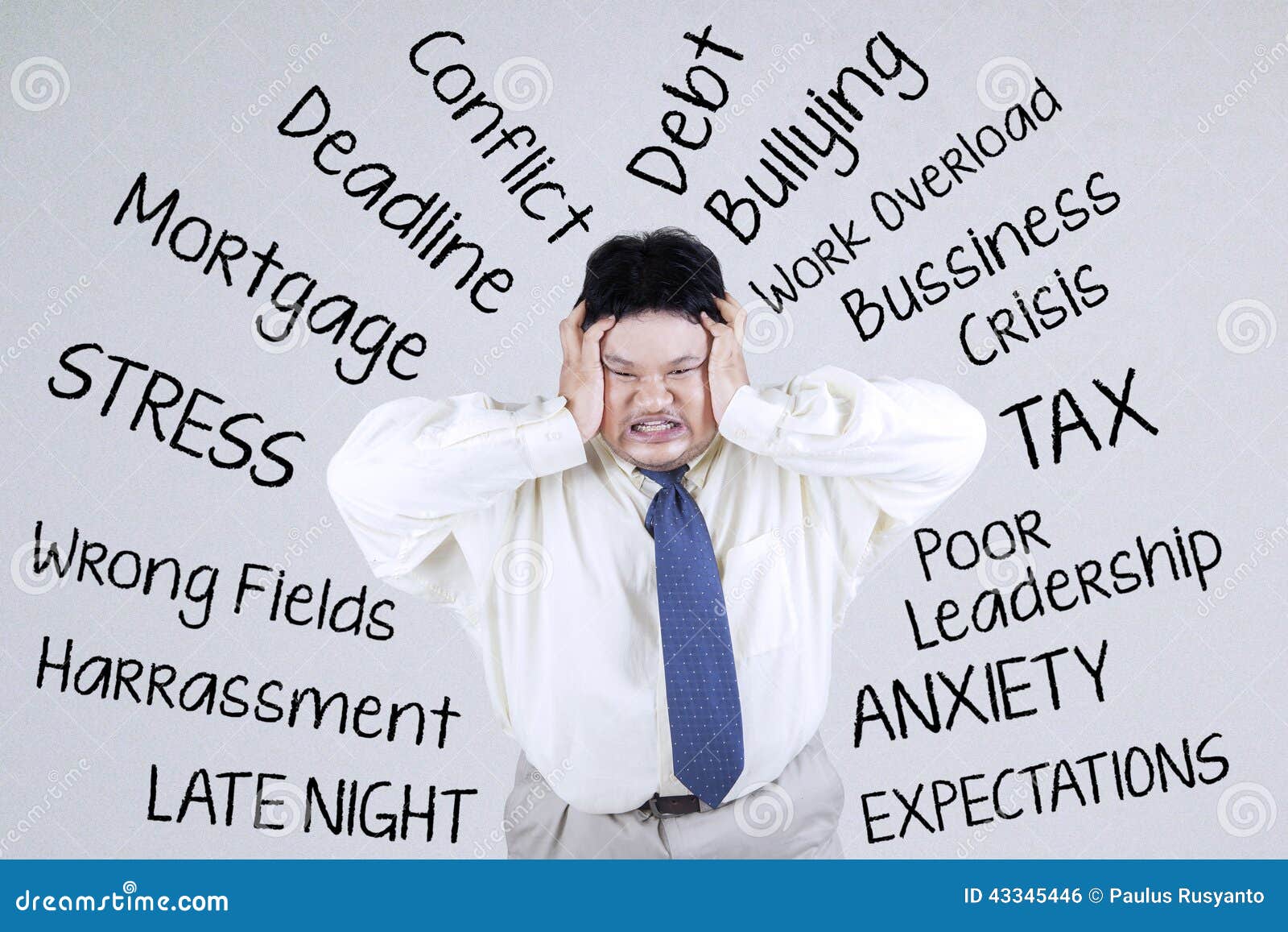 Stressful an Obesity Businessman 1 Stock Photo - Image of depression ...