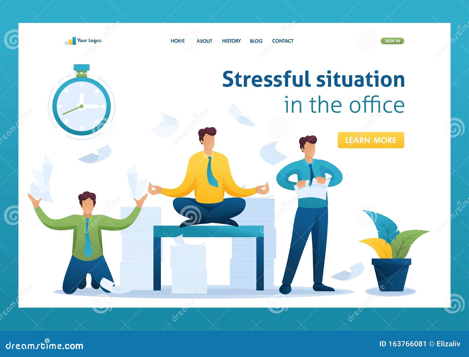 Stressful Situation of the Office, the Staff Running Around, Solve ...