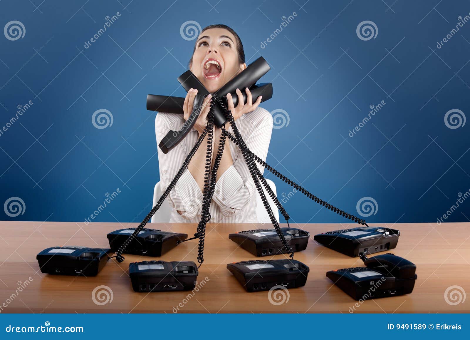 Stressful work stock image. Image of competent, business - 9491589