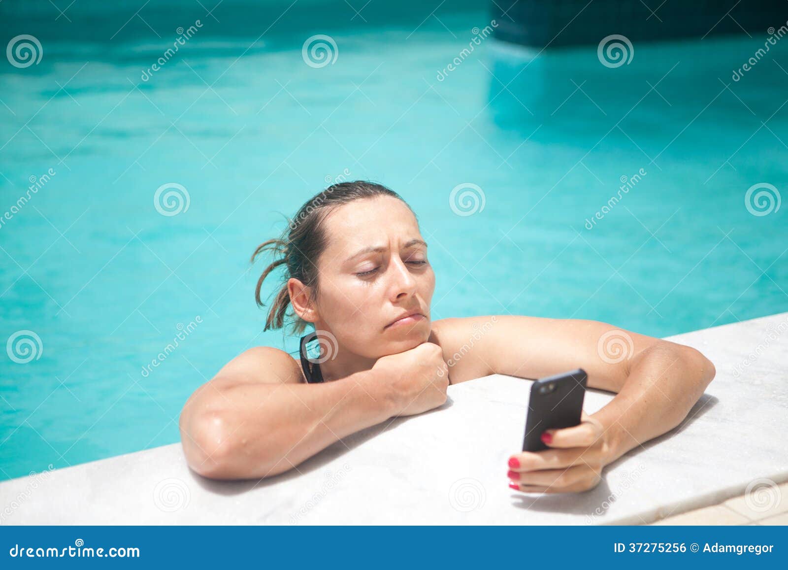 Stressing holidays stock photo. Image of calling, holidays - 37275256