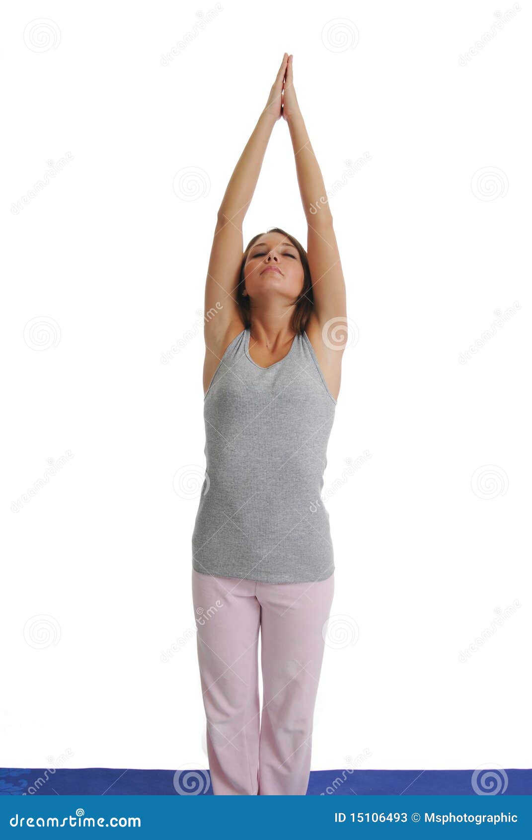 Stretch stock image. Image of concentration, female, mental - 15106493