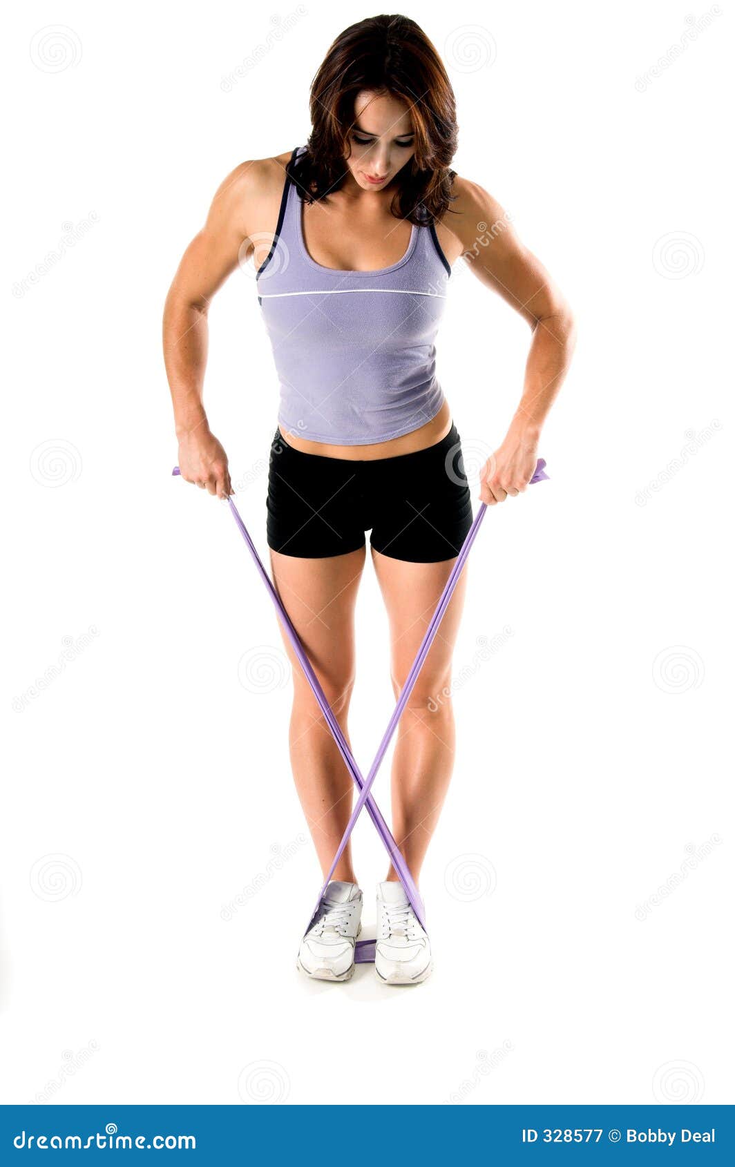 Stretch Band Yoga Work Out stock image. Image of health - 328577