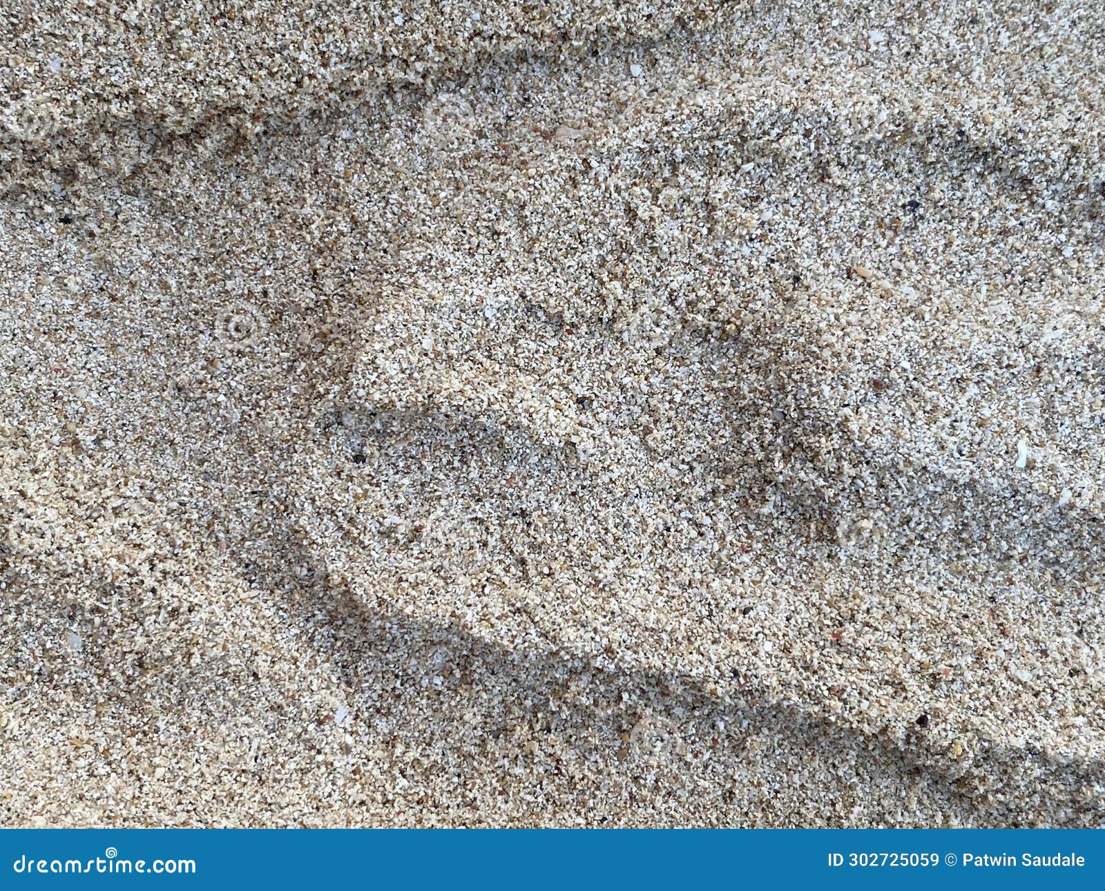 A stretch of clean sand stock image. Image of rock, gravel - 302725059