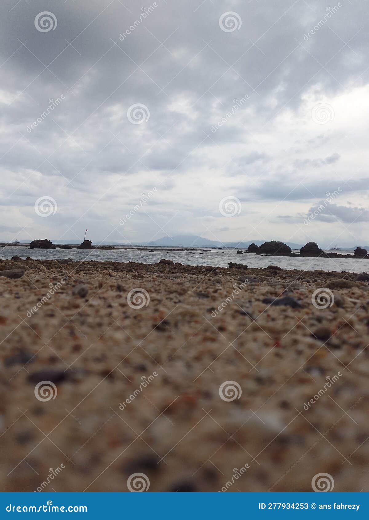 Stretch of Coarse Sand by the Beach Stock Image - Image of sand, beach ...
