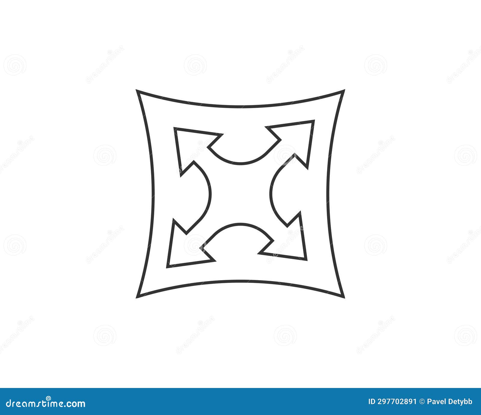 Stretch, Fabric, Textile Icon. Vector Illustration. Stock Illustration ...