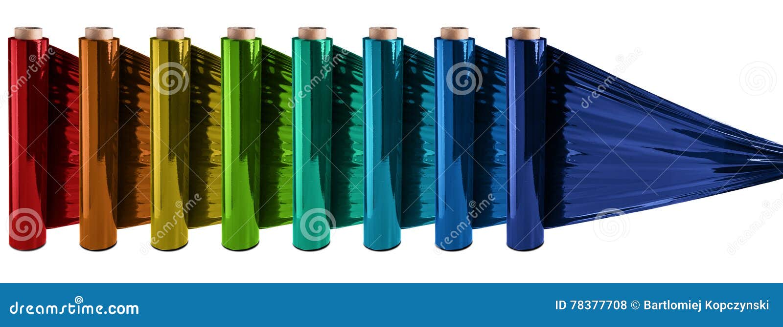 Stretch Foil, Polythene Film Stock Photo - Image of polymer, packaging ...