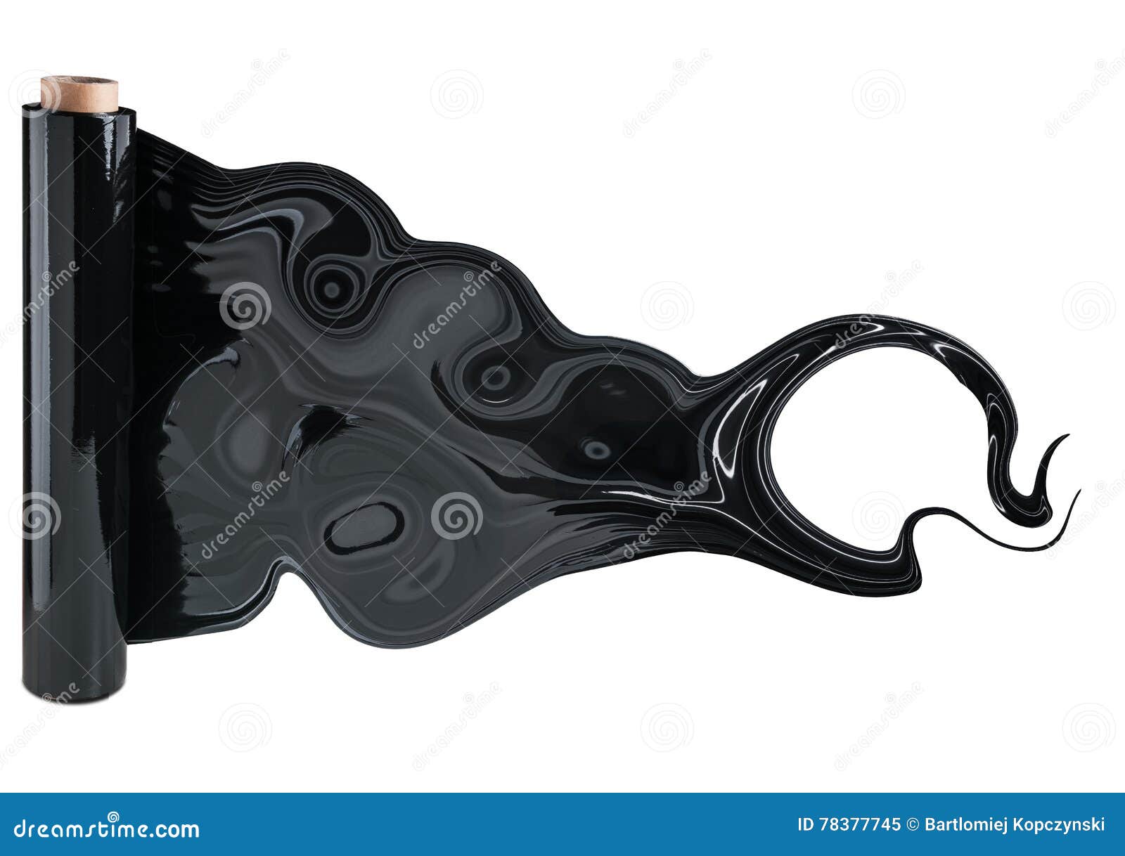 Stretch Foil, Polythene Film Stock Image - Image of covering, colorful ...