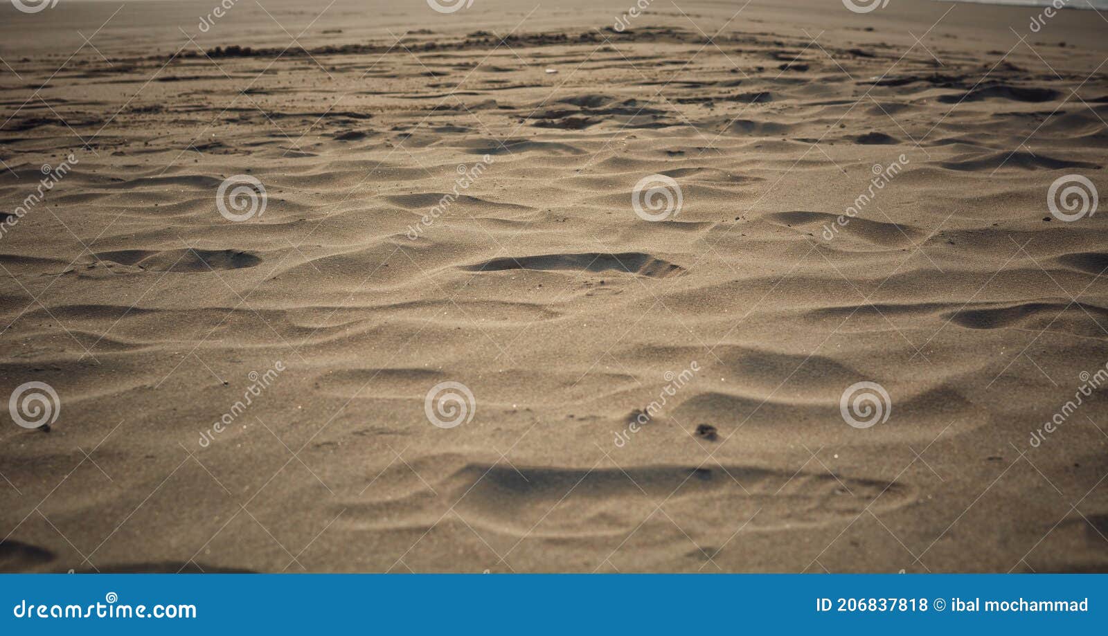A Stretch of Sand on the Indonesian Sawarna Beach Stock Photo - Image ...