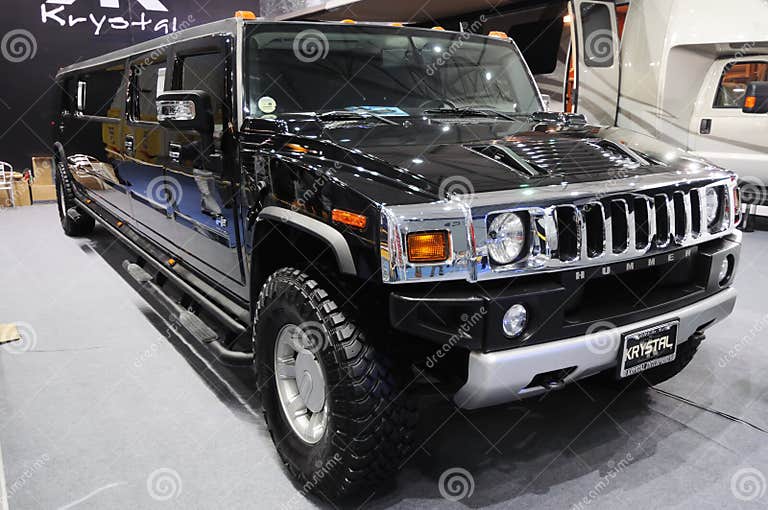 Stretched hummer editorial stock photo. Image of driving - 16915603