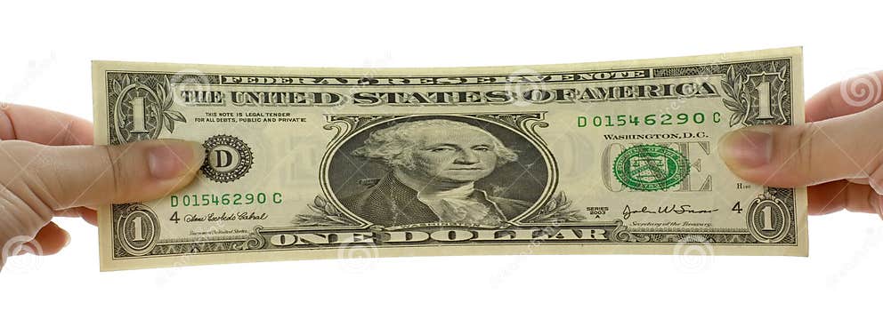 Stretched US dollar note stock photo. Image of trade, monetary - 3867014