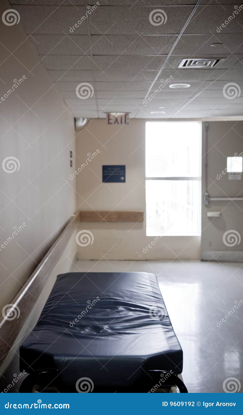 Stretcher At The Hospital Corridor Picture. Image: 9609192