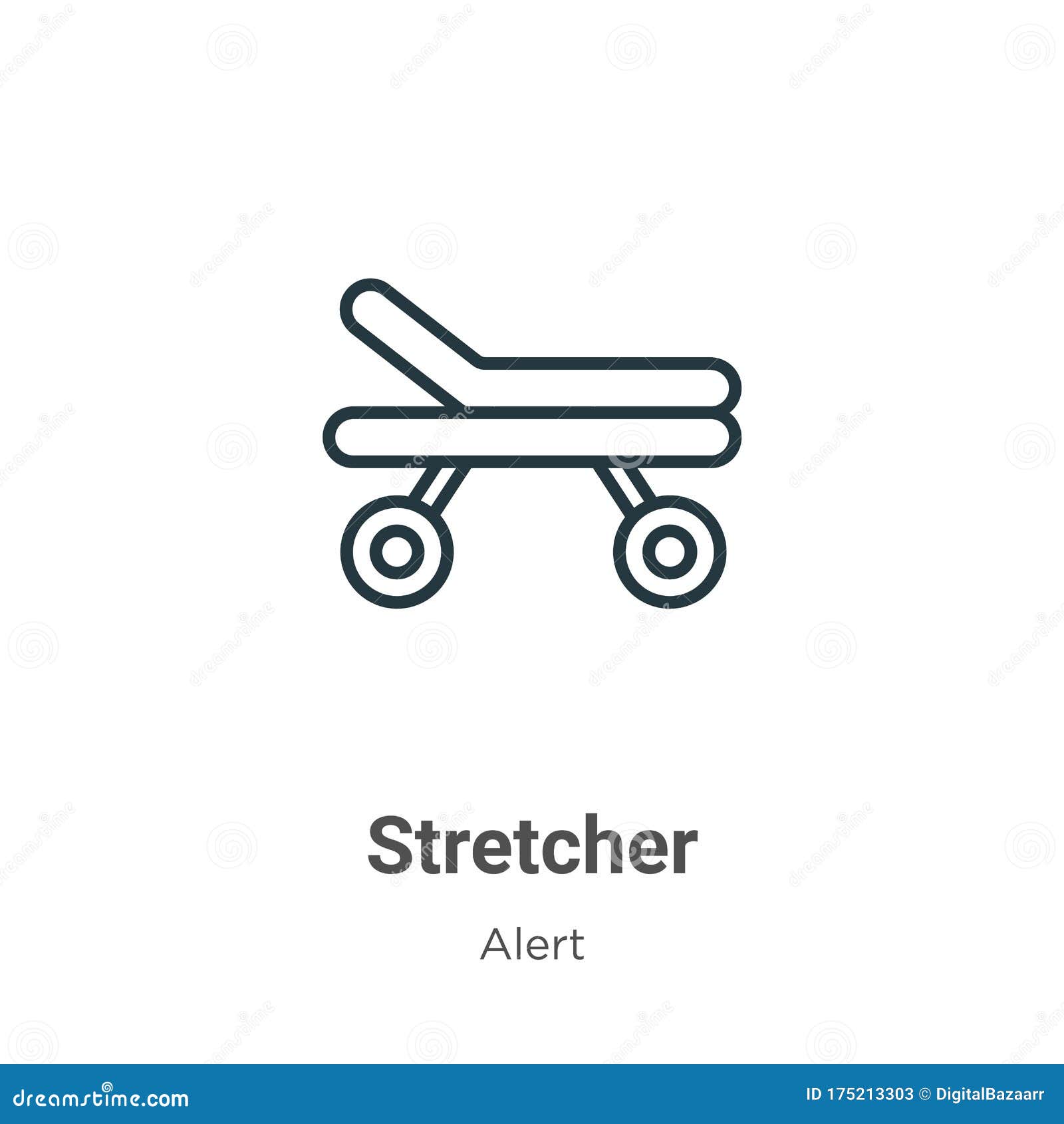 Stretcher Outline Icon. Signs And Symbols Can Be Used For Web, Logo ...
