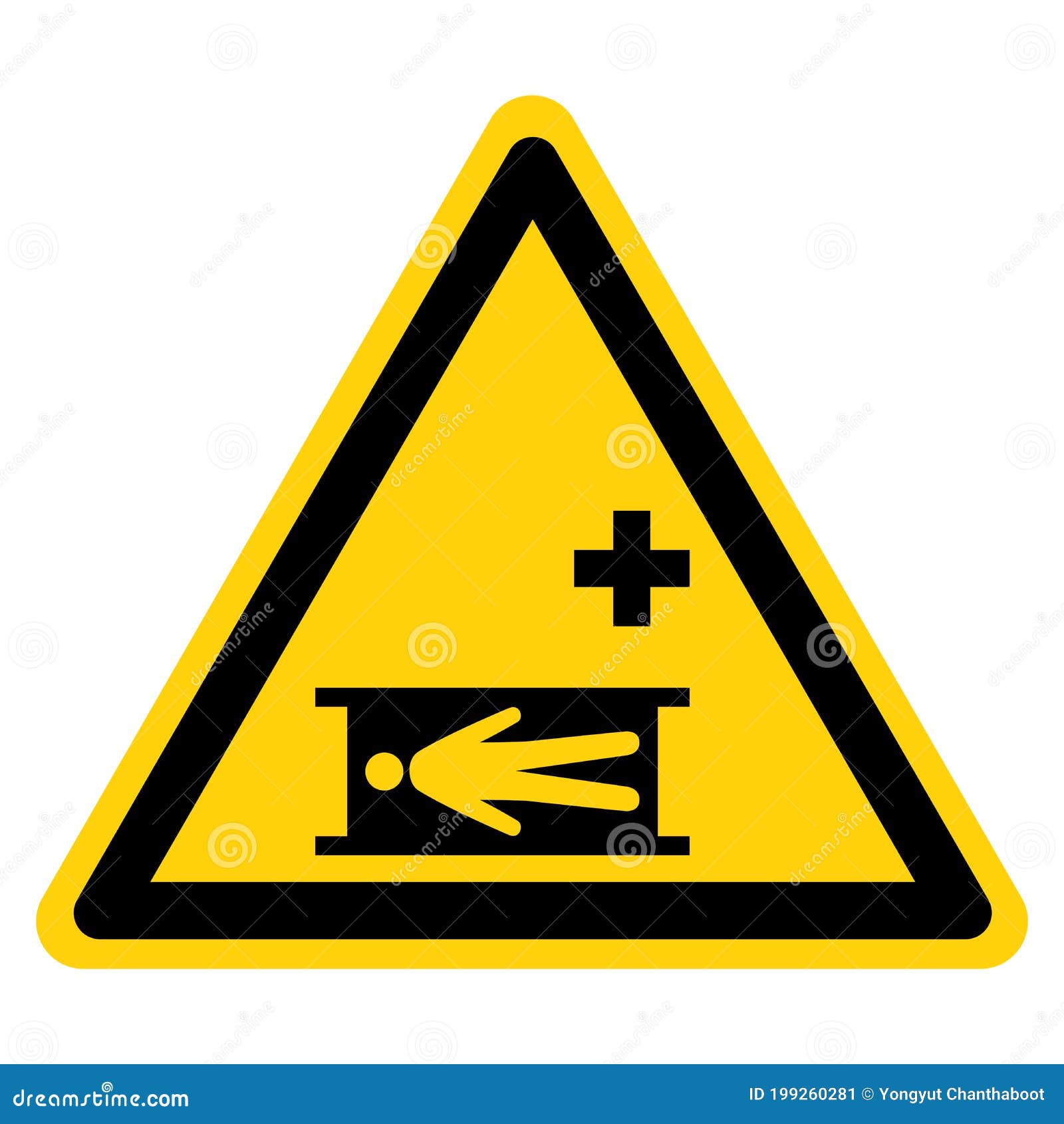 Stretcher Symbol Sign, Vector Illustration, Isolate on White Background ...