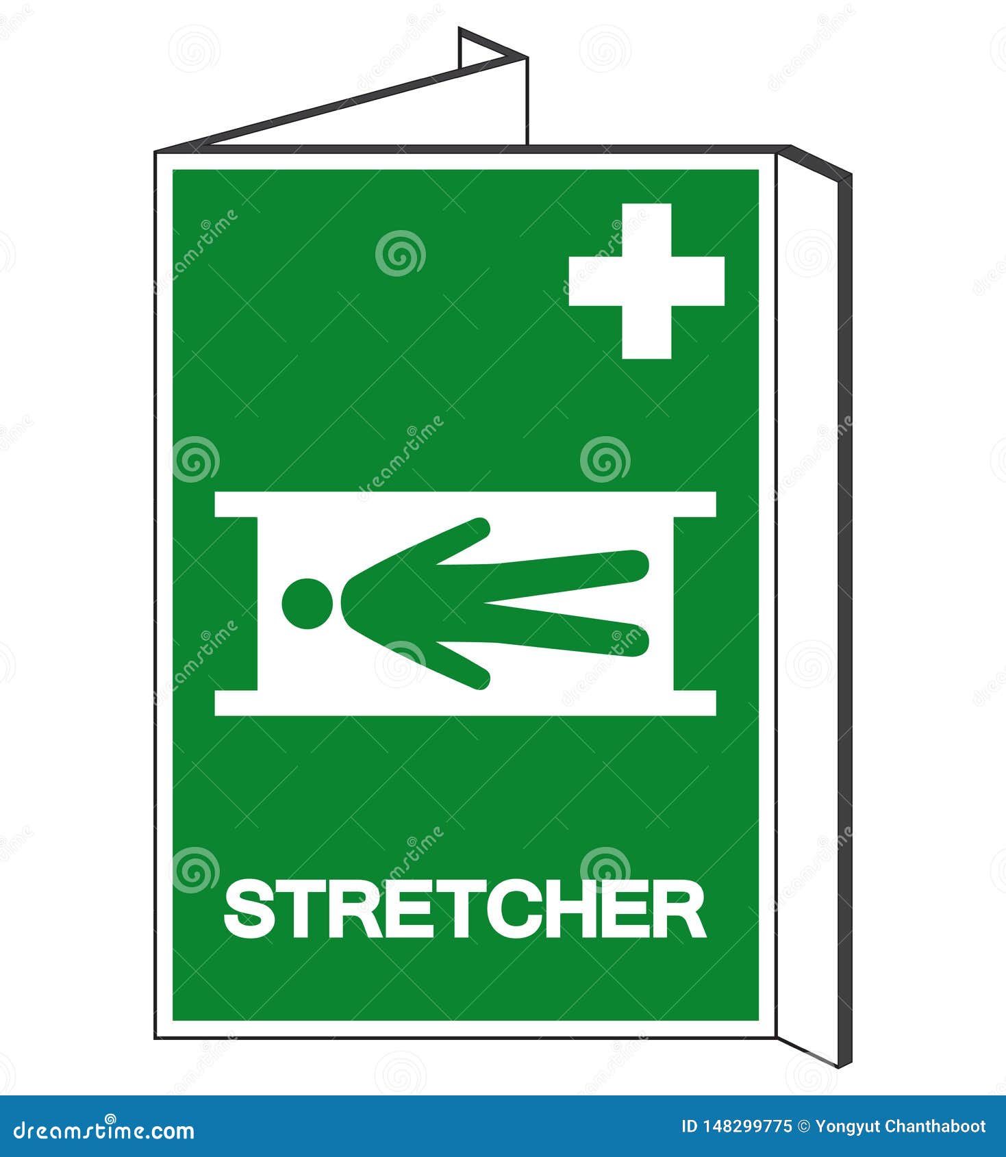 Stretcher Symbol Sign, Vector Illustration, Isolate on White Background ...