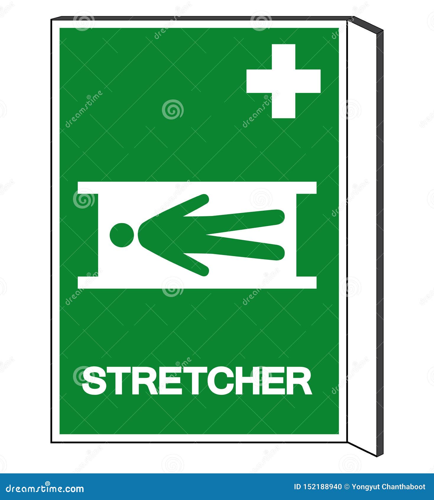 Stretcher Symbol Sign, Vector Illustration, Isolate on White Background ...