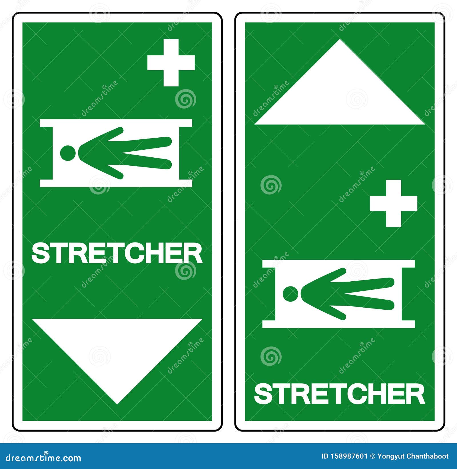 Stretcher Symbol Sign, Vector Illustration, Isolate on White Background ...