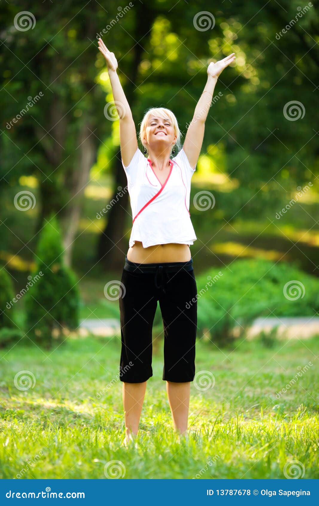 Stretching stock photo. Image of flexibility, exercising - 13787678