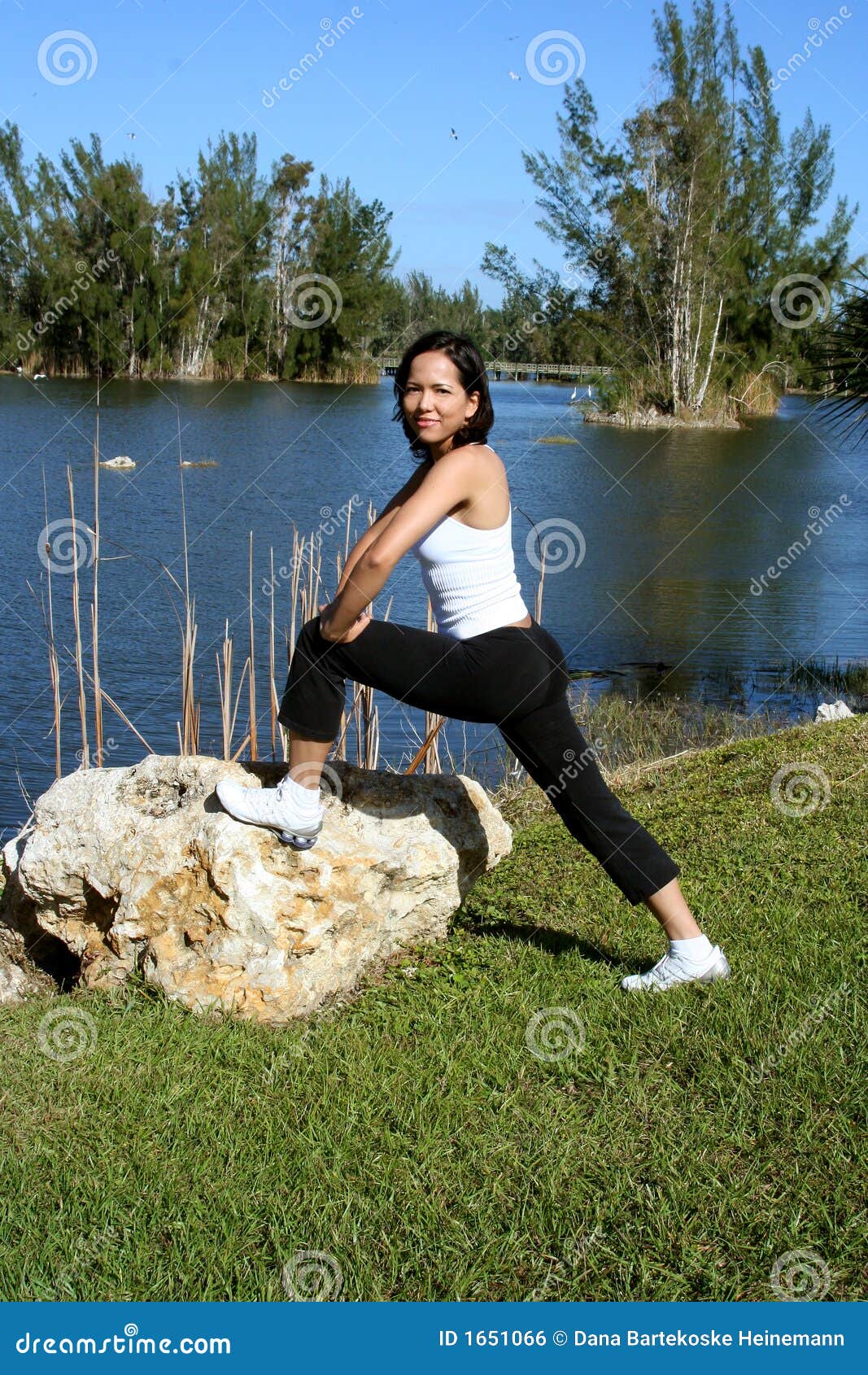 Stretching stock photo. Image of breathe, outside, meditation - 1651066