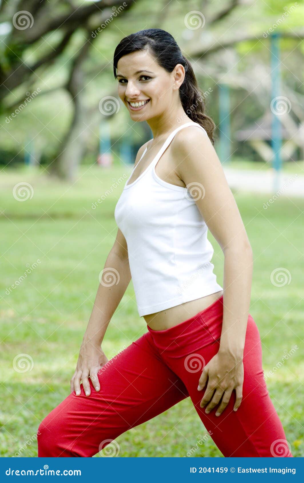 Stretching stock image. Image of stretch, model, sporty - 2041459