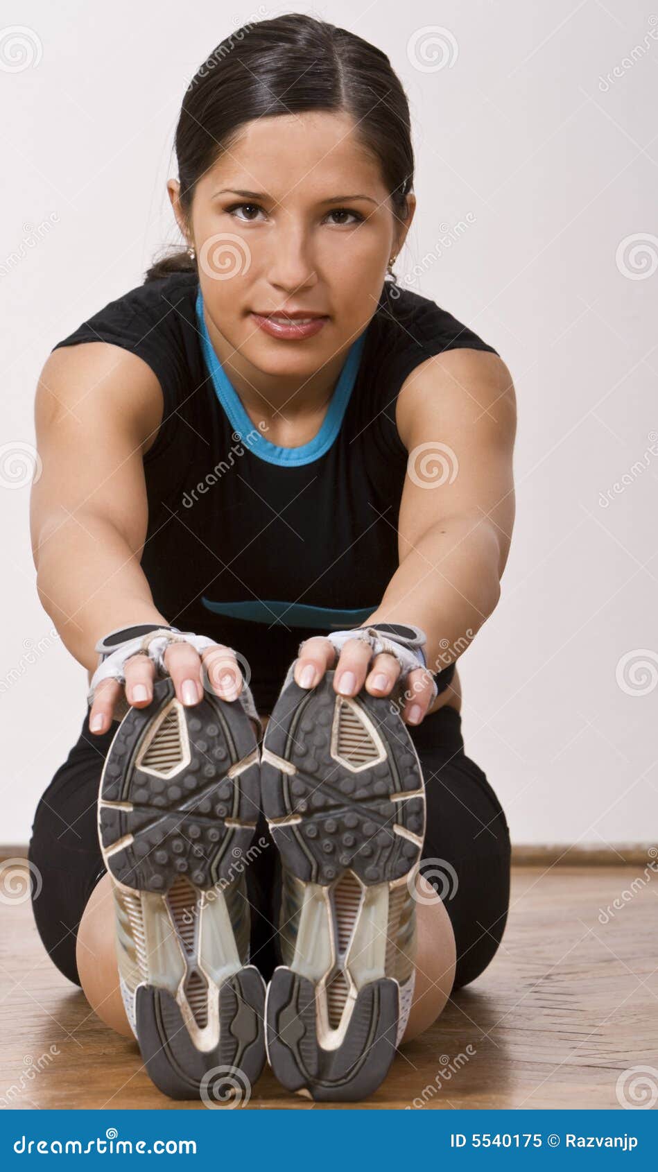 Stretching stock image. Image of activity, floor, exercise - 5540175