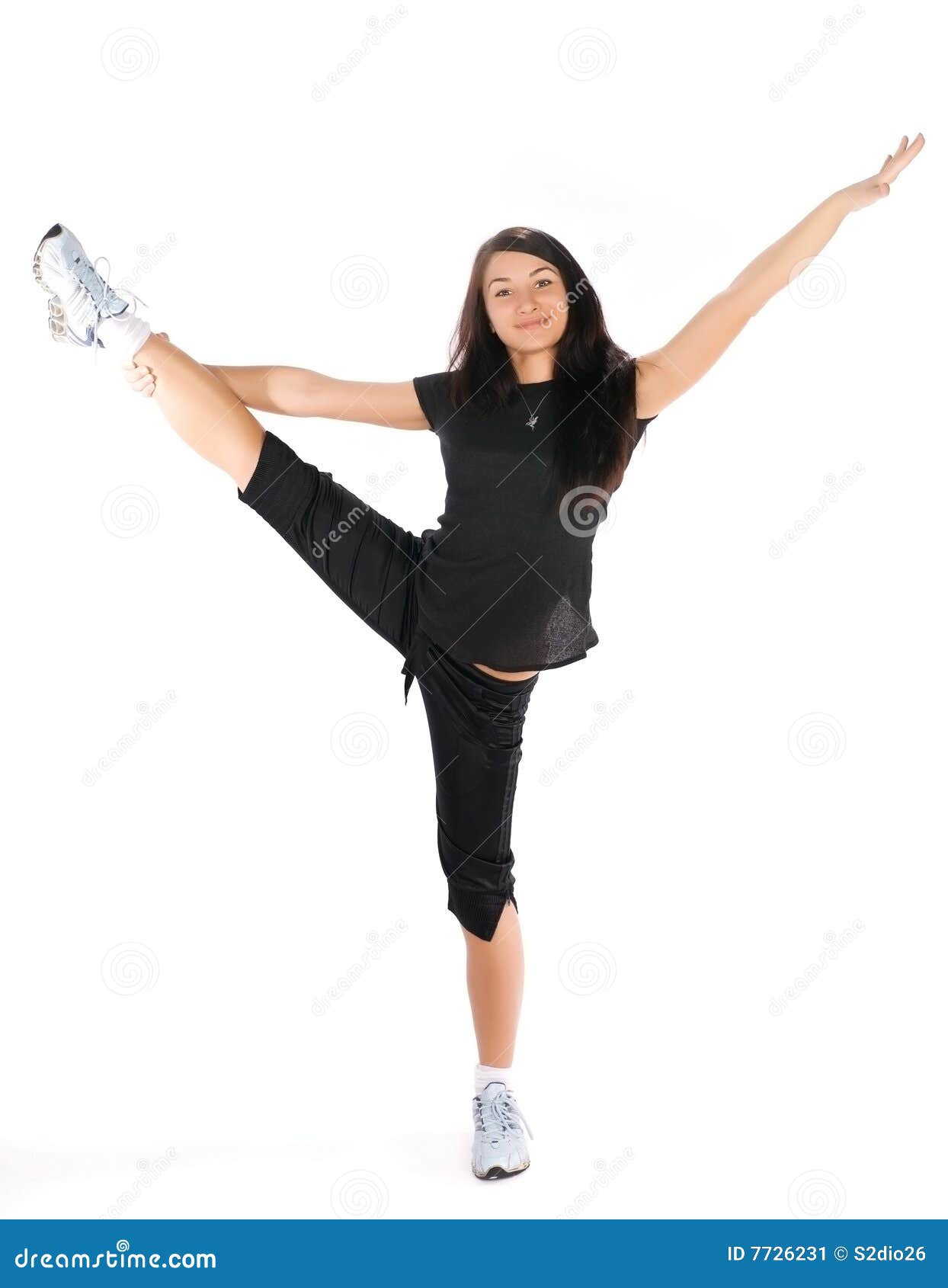 Stretching stock image. Image of people, health, beauty - 7726231