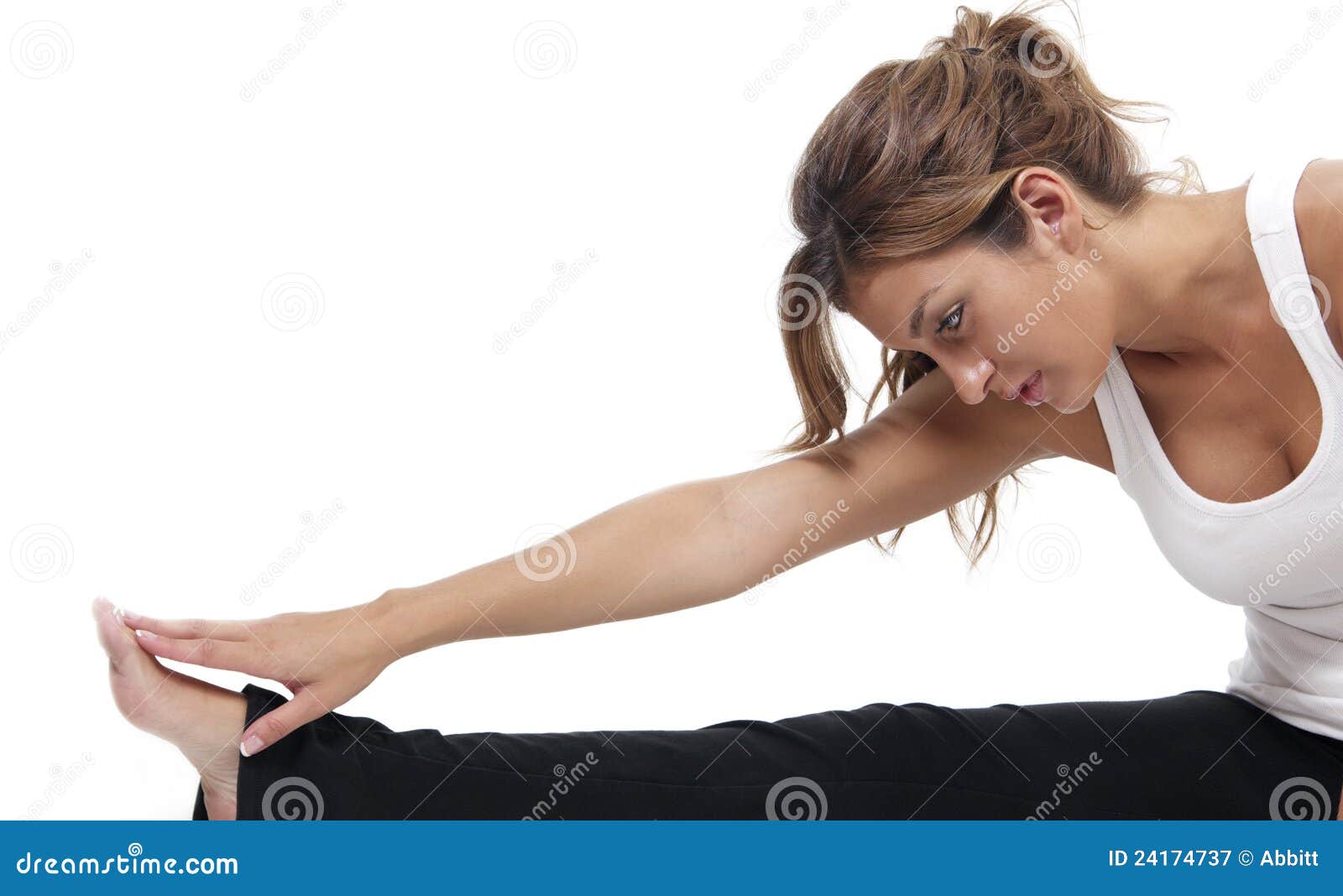 Stretching close up stock image. Image of person, fitness - 24174737