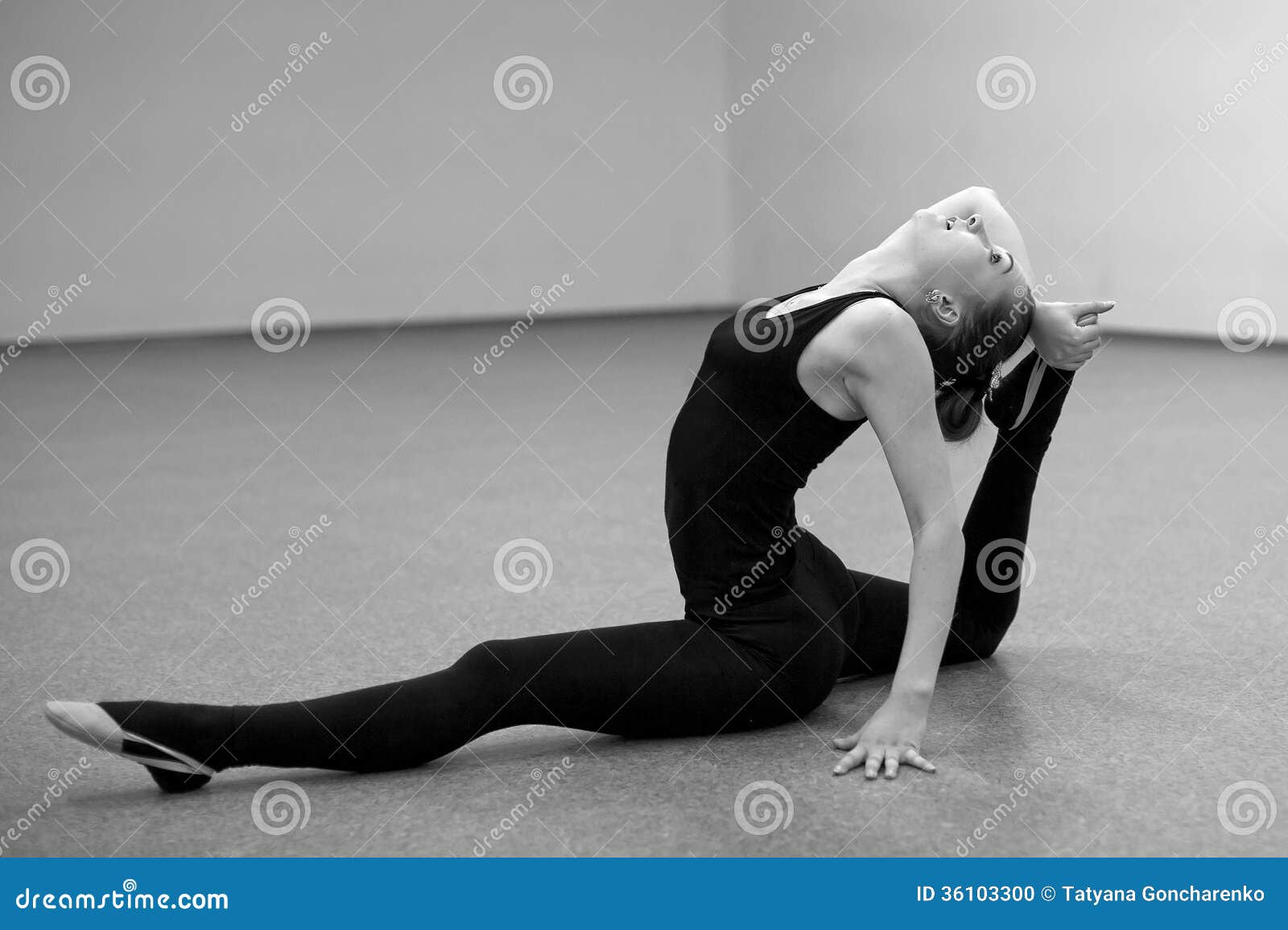Stretching stock photo. Image of girl, plastic, muscle - 36103300
