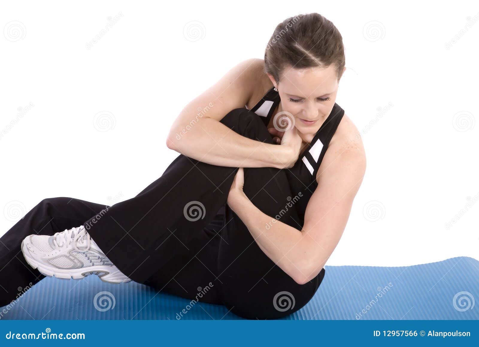 Stretching leg out stock photo. Image of beautiful, losing - 12957566