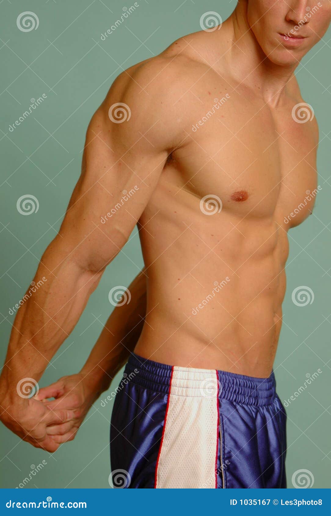 Stretching male stock image. Image of workout, body, muscular - 1035167