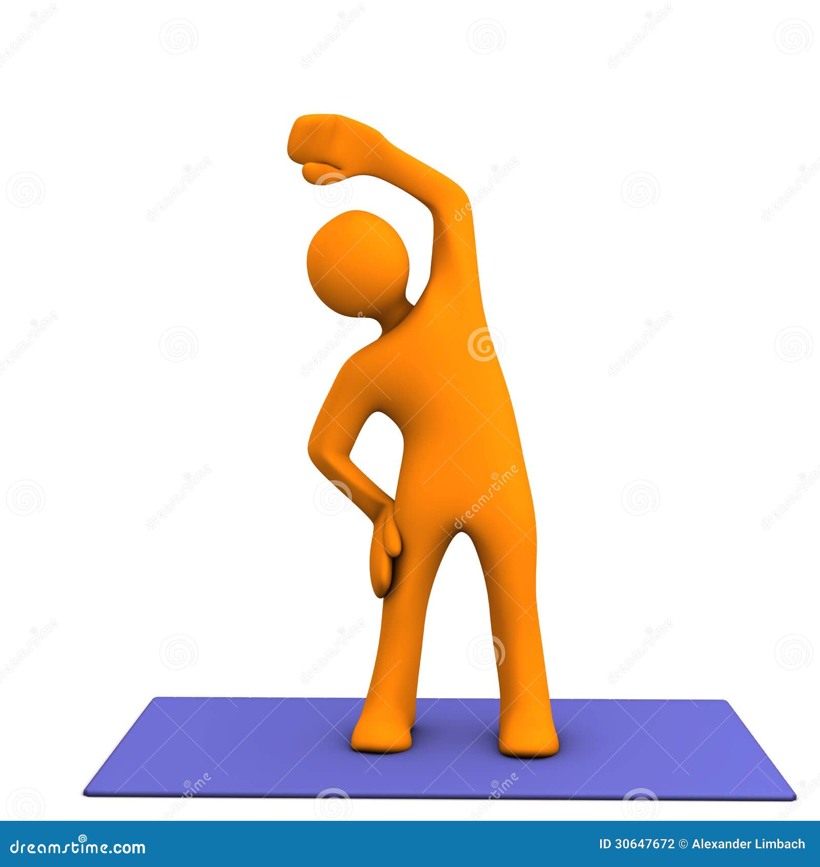 Stretching 2 stock illustration. Illustration of medicine - 30647672