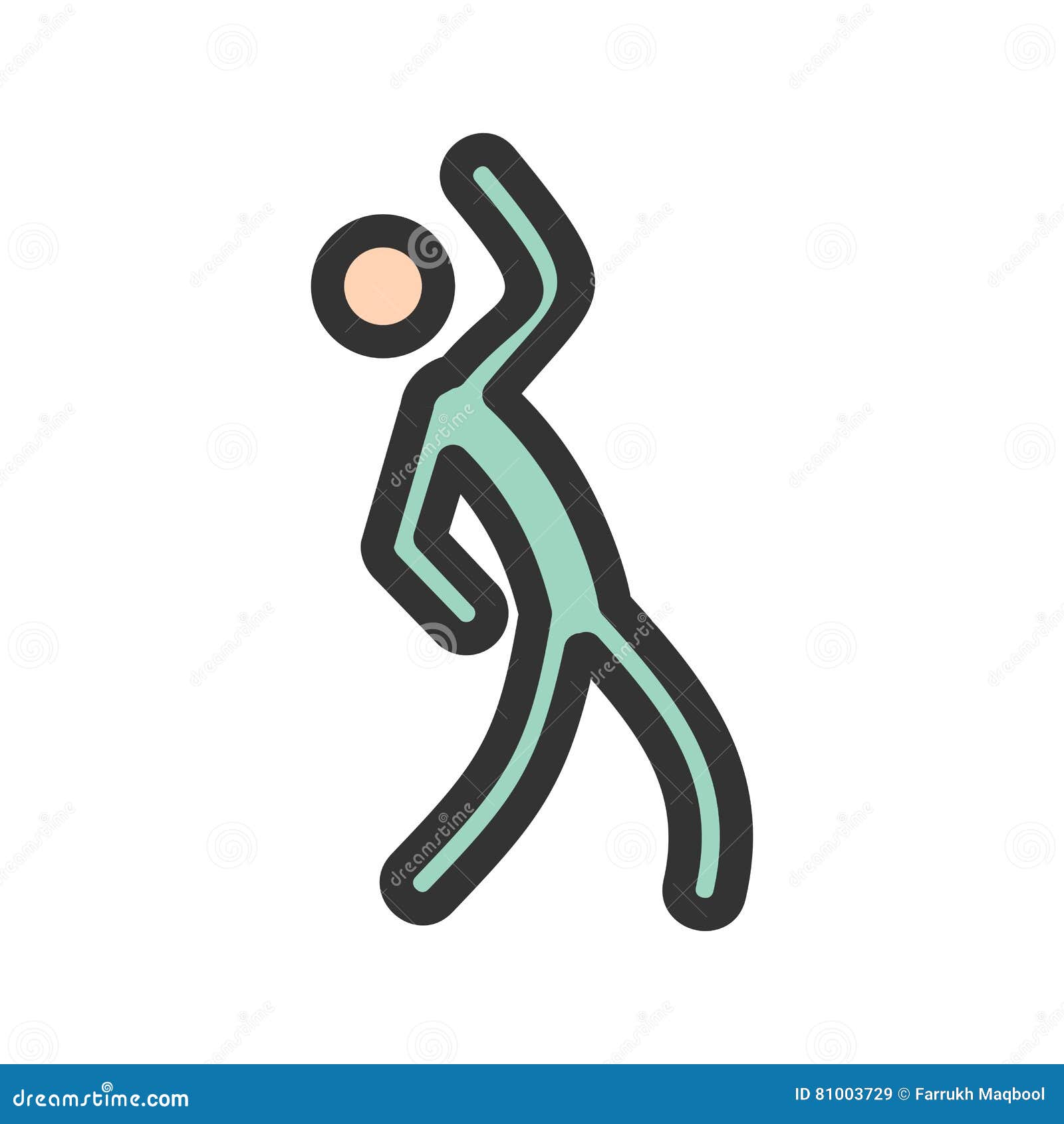 Fitness Stretch Icon