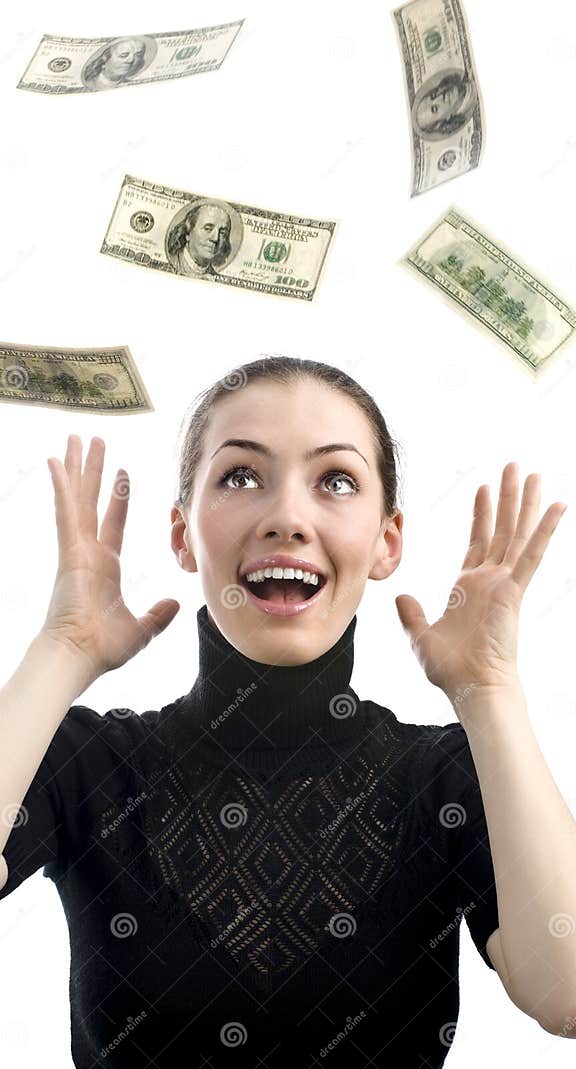 Strewing with money stock photo. Image of confidence, fortune - 4530664