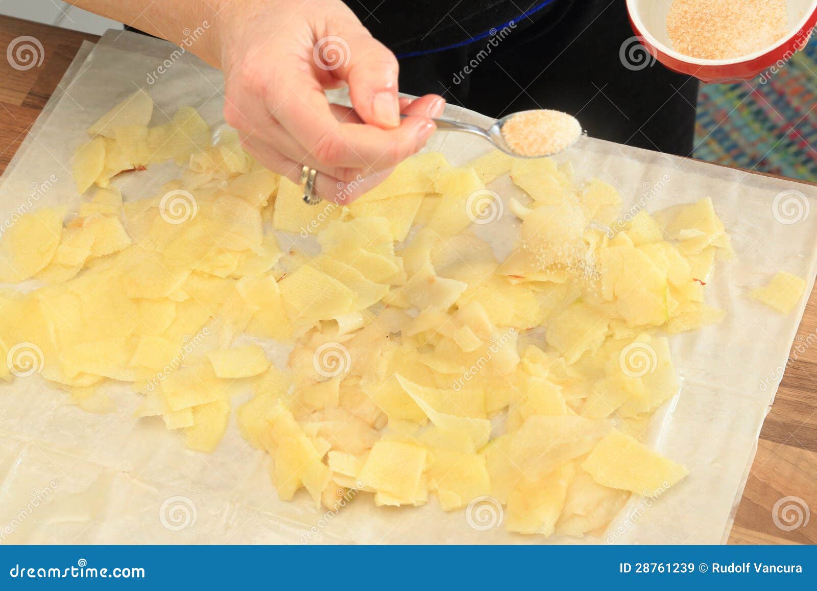 Strewing Sugar stock image. Image of strew, strudel, strewn - 28761239