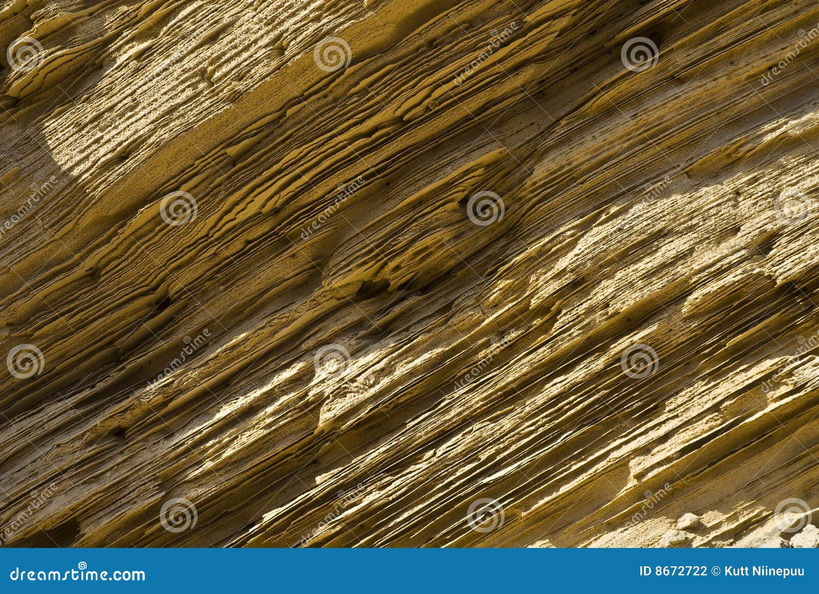 Striated Sandstone Formation Stock Photo - Image of paralleled ...