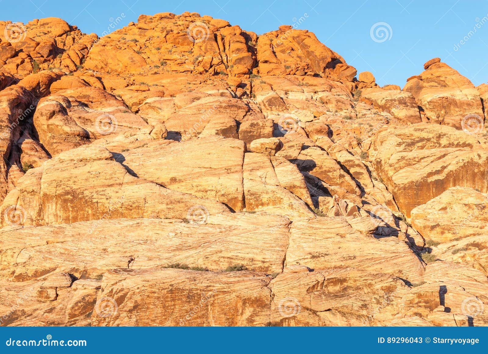 Striations at Red Rock Conservation Area, Nevada, III Stock Image ...