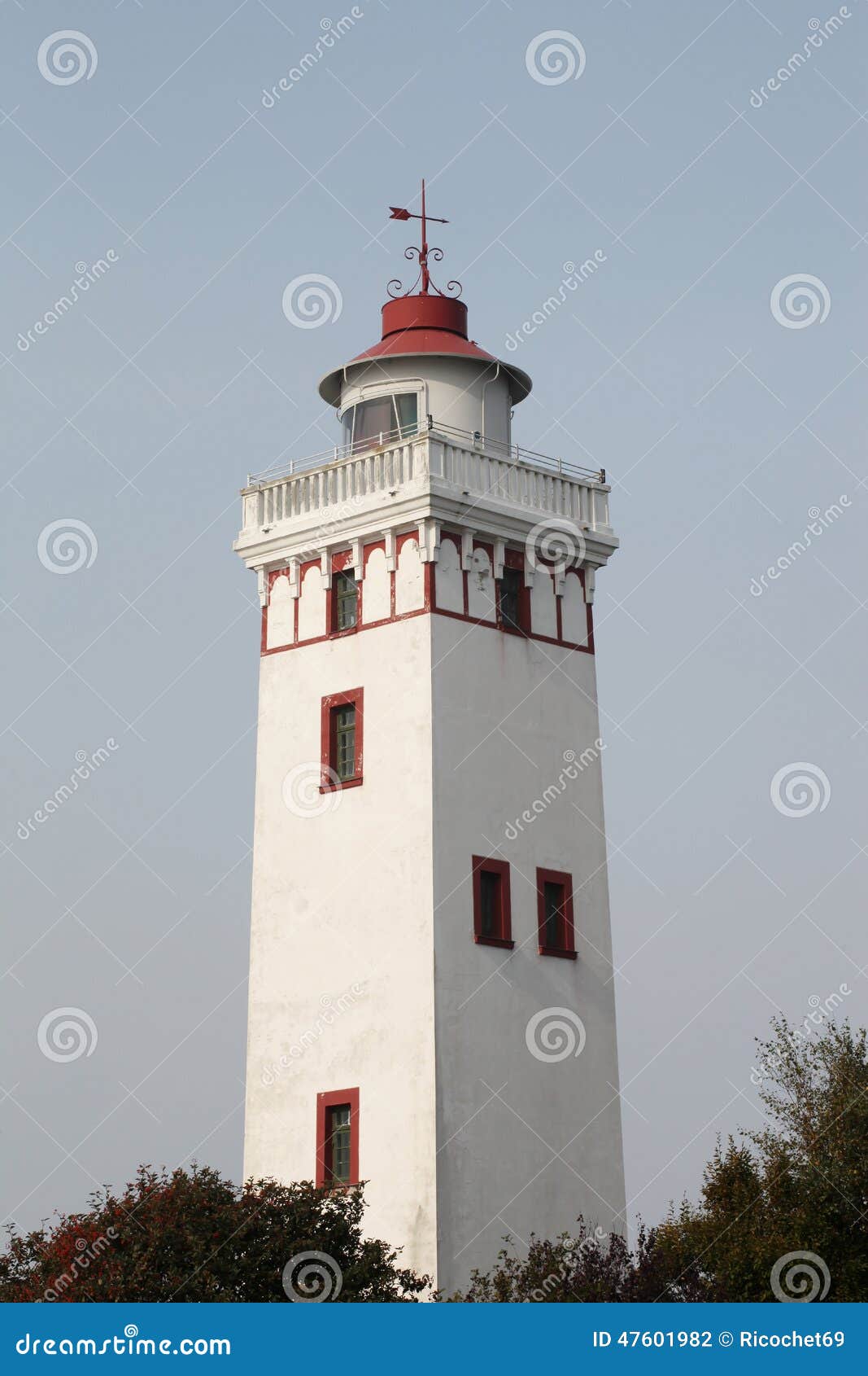Strib Odde lighthouse stock photo. Image of coastal, structure - 47601982