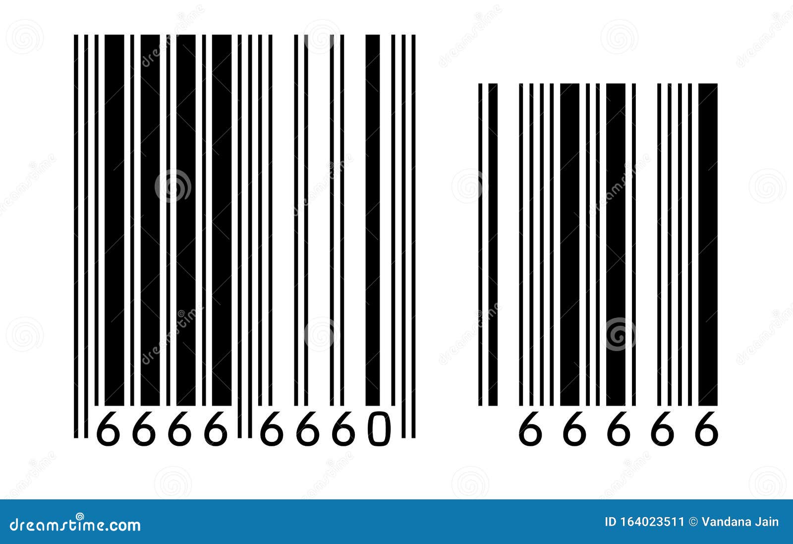 Strichcode Strichcodevektor Ein Einfacher Schwarzer Strichcode, Wie Er ...