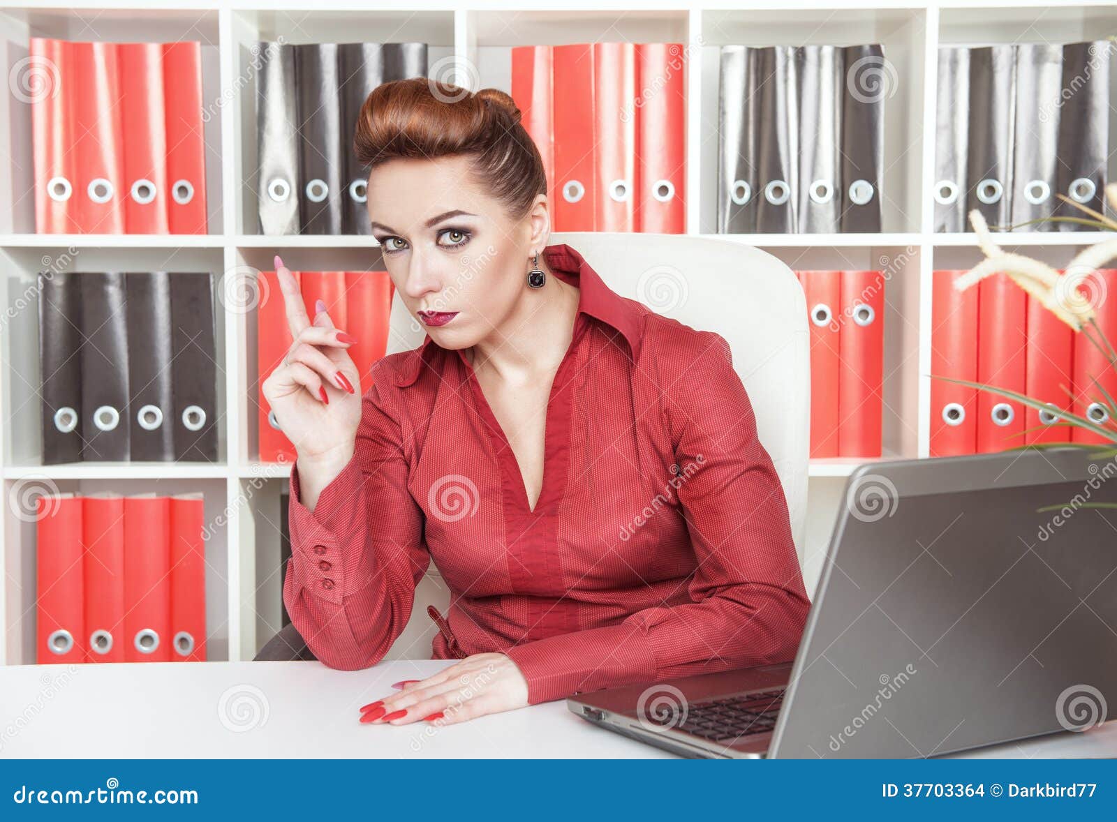 Strict business woman stock photo. Image of colleague - 37703364