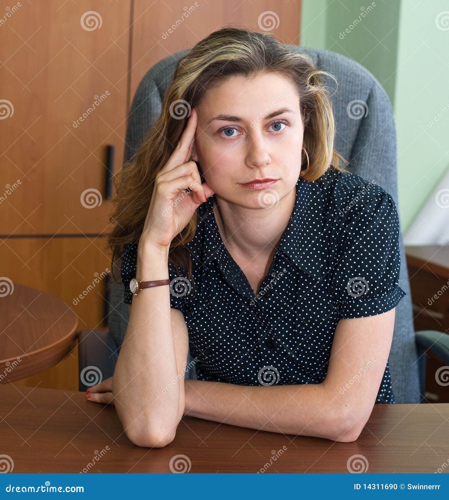 Strict chief stock photo. Image of business, female, manager - 14311690