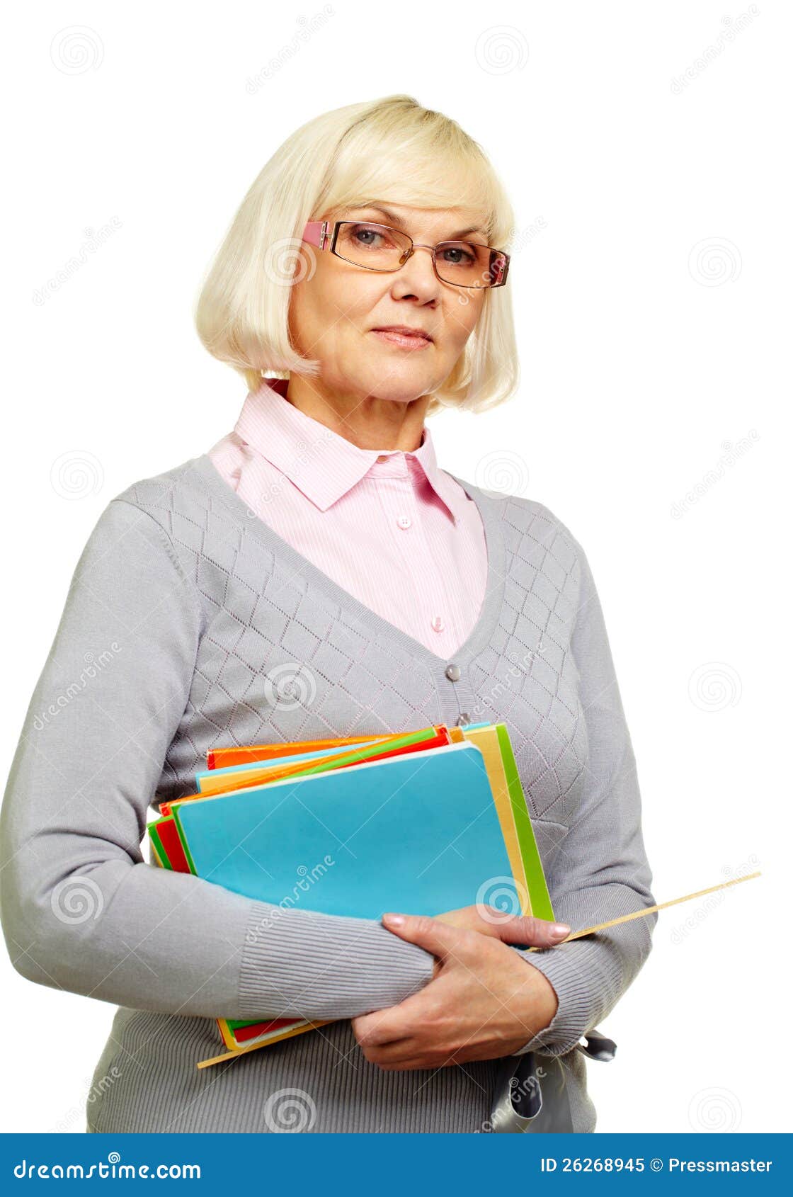 Strict lecturer stock image. Image of casual, portrait - 26268945